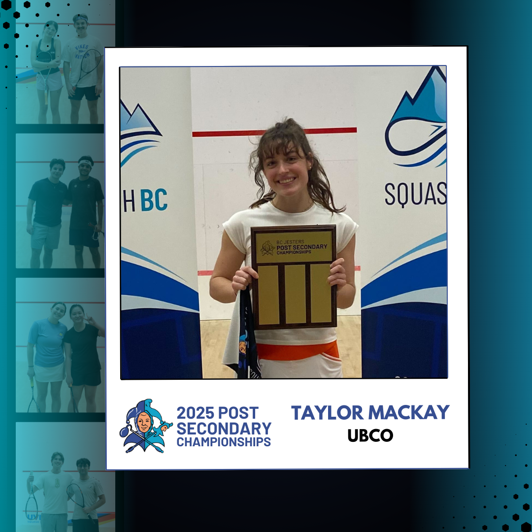 Taylor Mackay- Women’s Champion | Squash BC